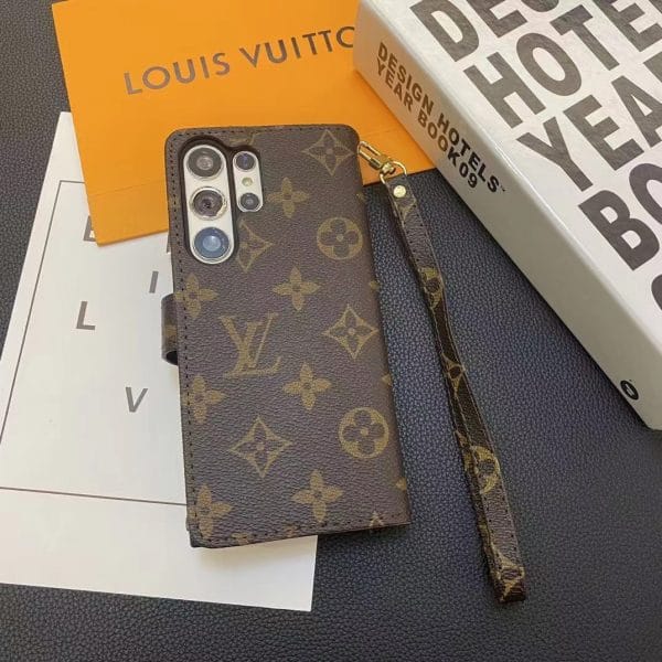 Louis Vuitton Zipper Wallet Folio Case for Samsung Galaxy S25 S22 S23 ...
