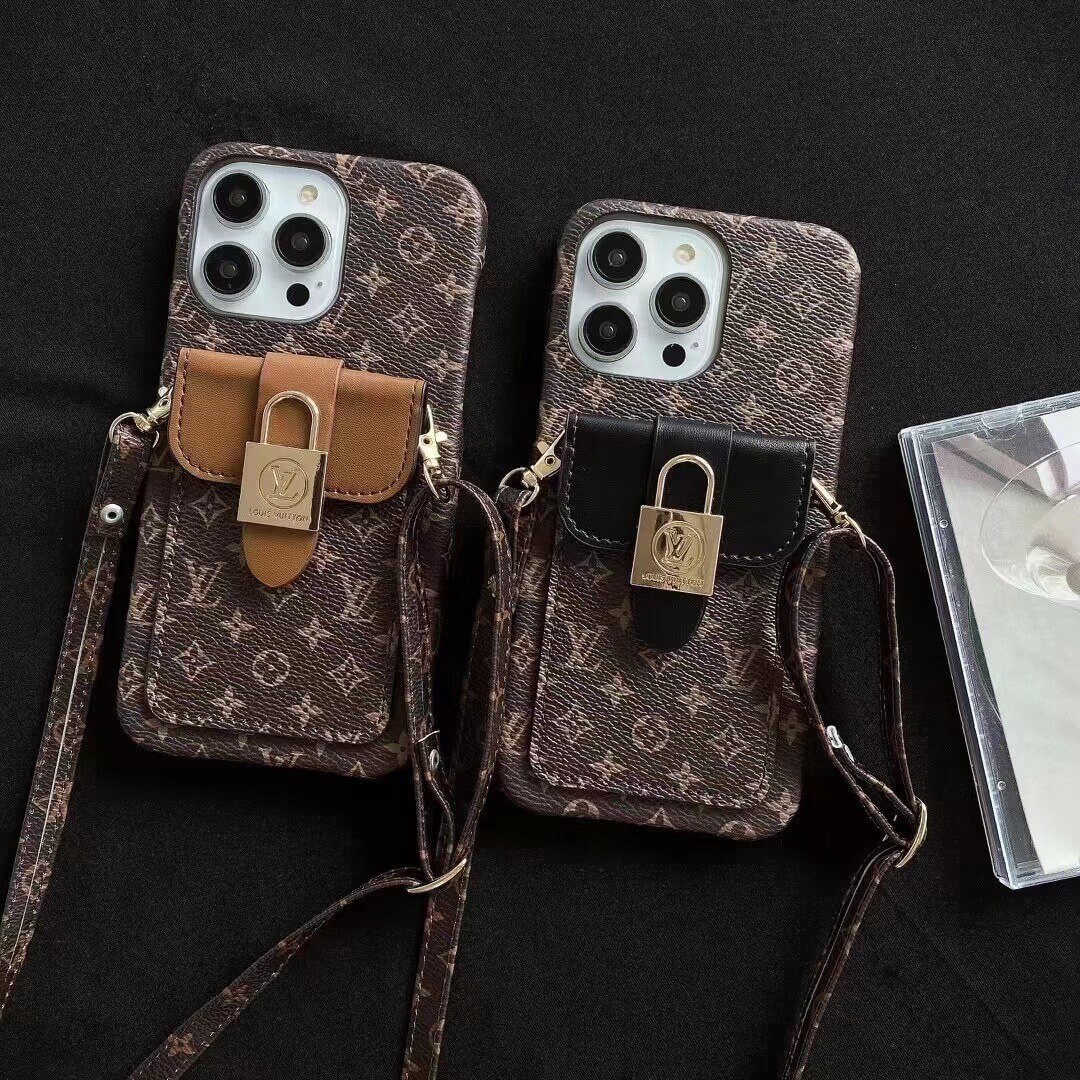 High Quality [CROSSBODY] Louis Vuitton Back Wallet Case for iPhone 11 ...