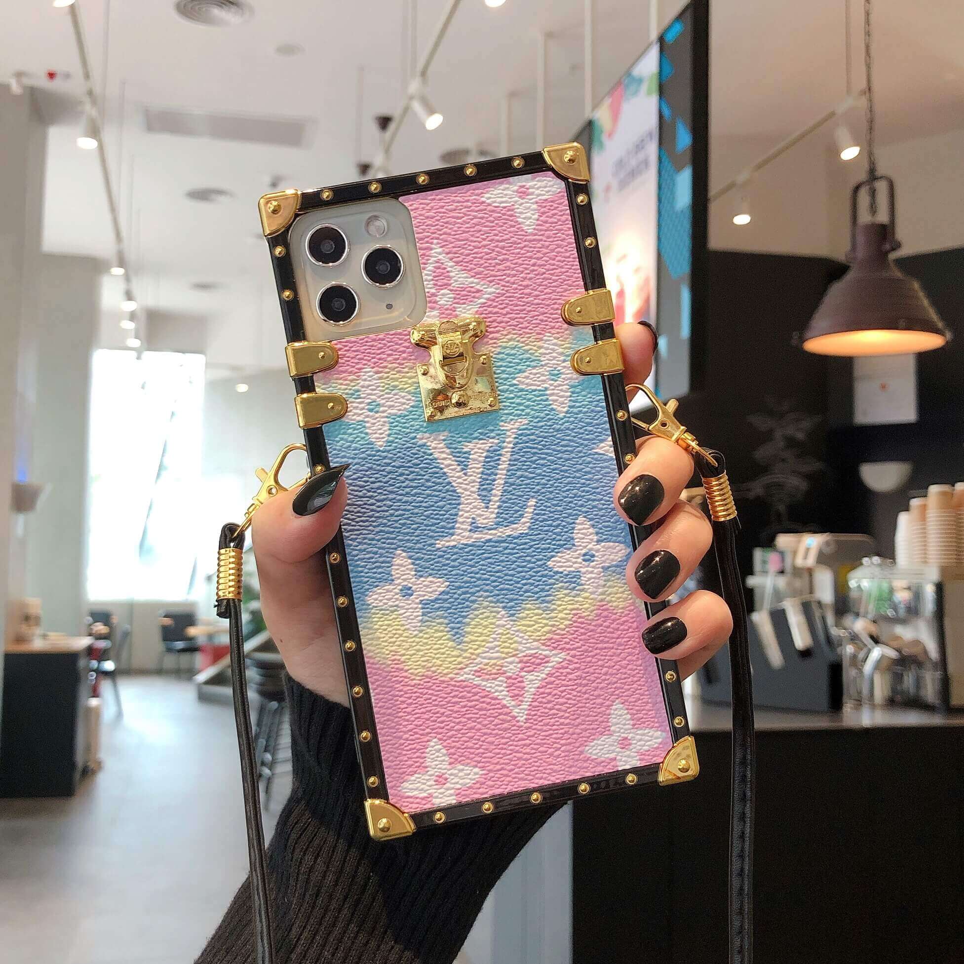 Best Choice Louis Vuitton RainBow Eye Trunk Case for iPhone 13 Pro Max ...