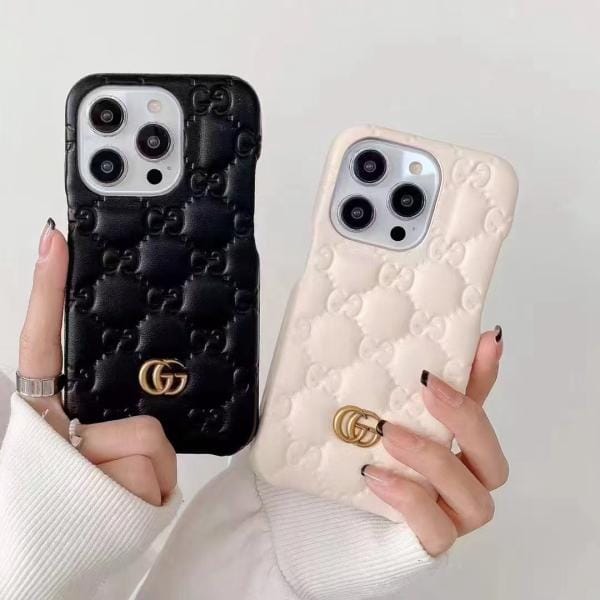 Gucci Soft Leather iPhone Case