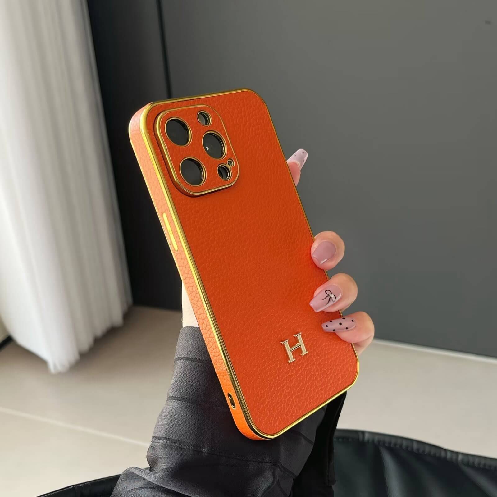 Must-Have Hermes Leather iPhone Case - Luxury Handcrafted Phone Cases