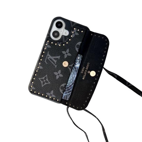Crossbody Louis Vuitton Rivet Card Holder Case