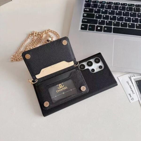 Prada Canvas Card Holder Samsung Galaxy S22, S23, S24, S25 Ultra Case ...