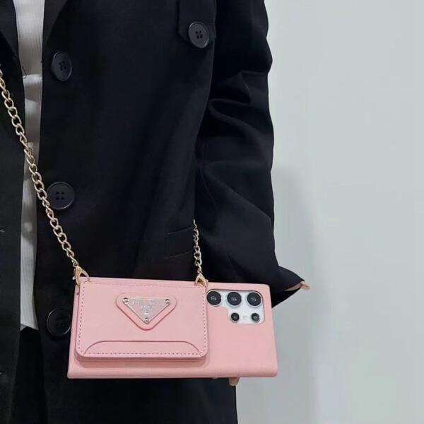 Prada Canvas Card Holder Samsung Galaxy S22, S23, S24, S25 Ultra Case ...