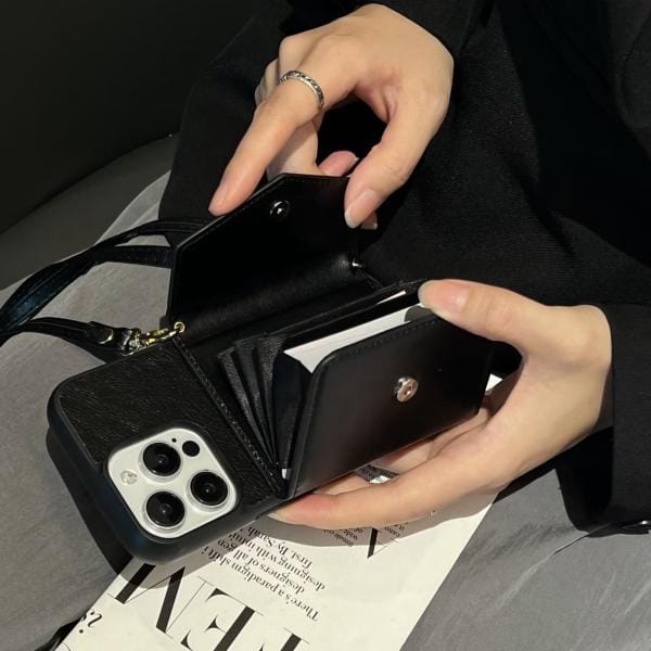 Crossbody YSL Organ Card Holder iPhone Case