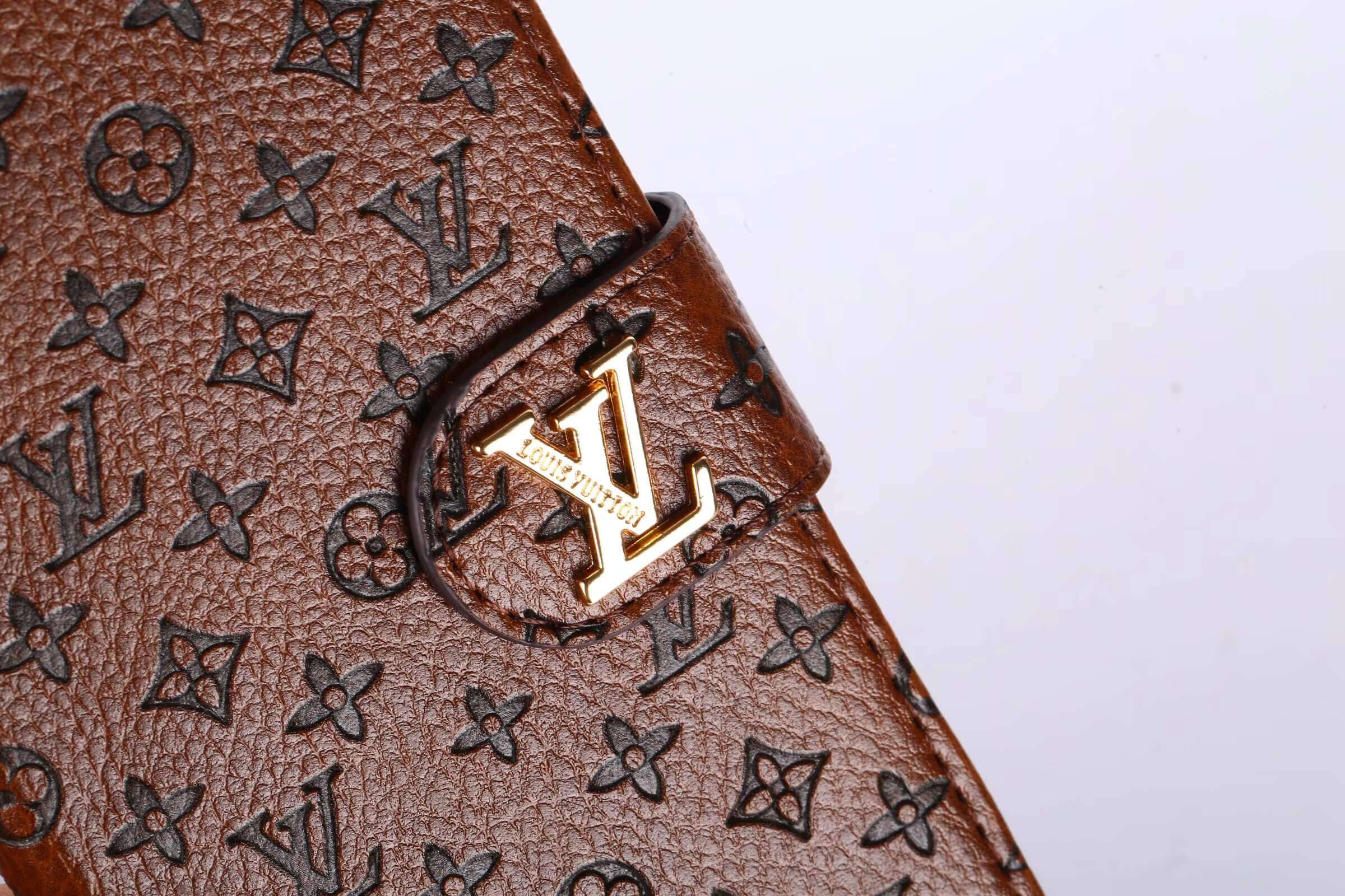 Ultimate iPhone 14 15 16 Pro Max Louis Vuitton Embossed Wallet Case ...